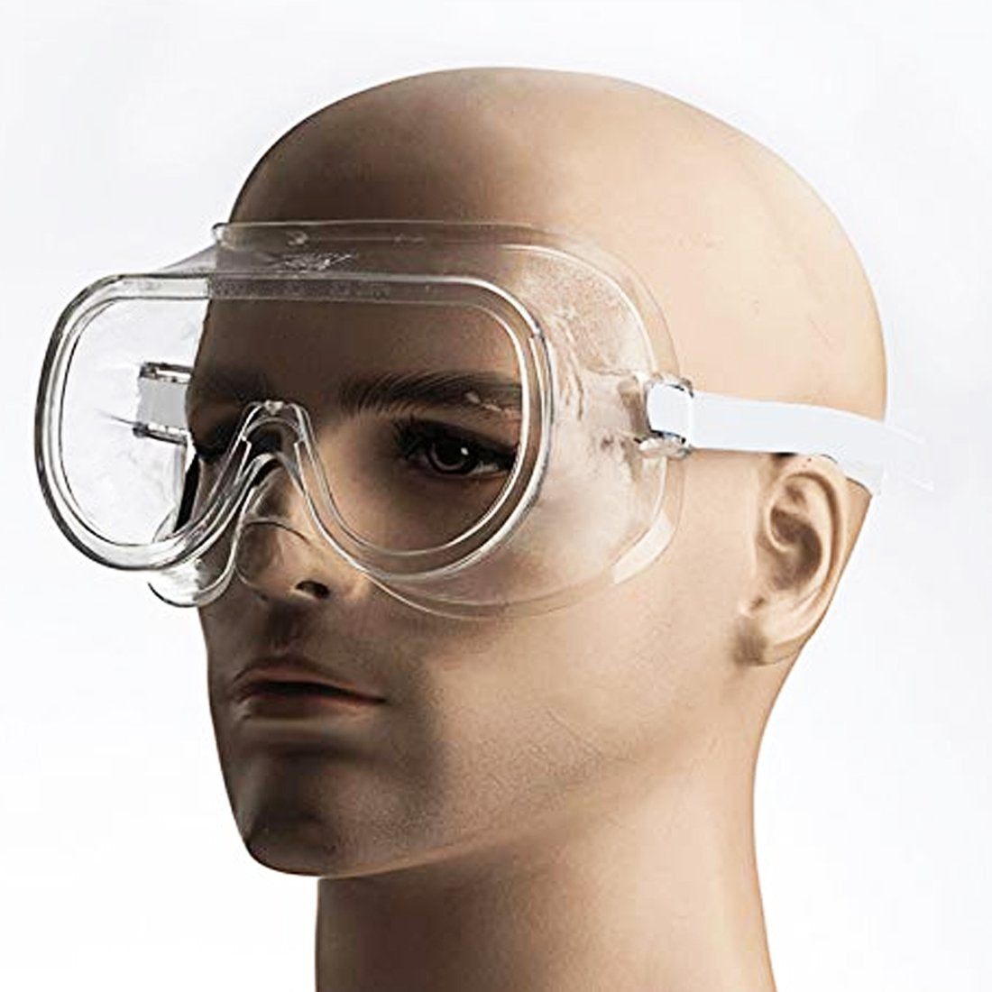 Anti-Fog Protective Goggles Eye-wear Safety Glasses Adjustable Anti Ch ...
